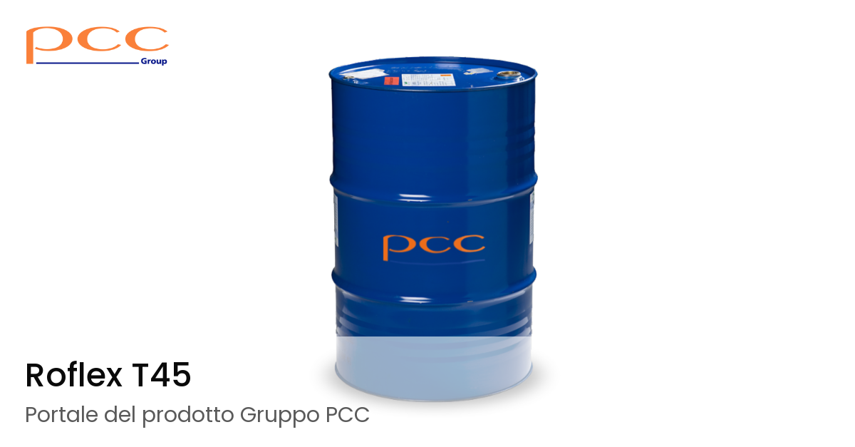 Roflex T45 - Plastificante estere fosfato - Gruppo PCC