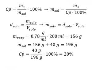 Percentage concentration - PCC Group Product Portal