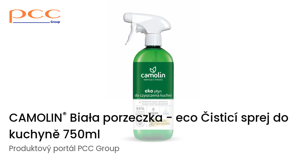 CAMOLIN® White Currant - Kuchyňský čisticí sprej 750 ml. Skupina PCC