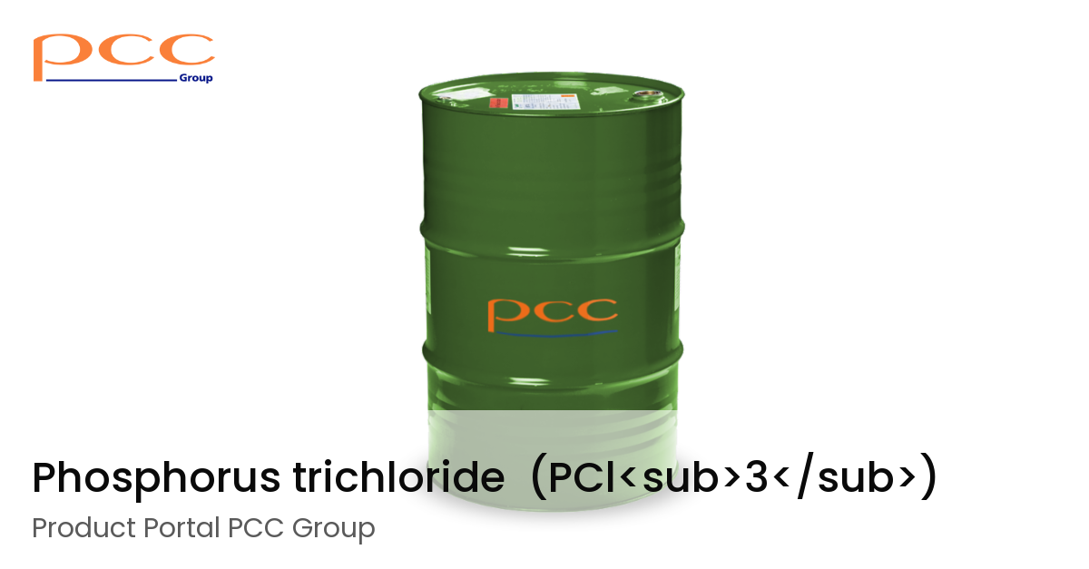 Phosphorus trichloride PCl3 - PCC Group