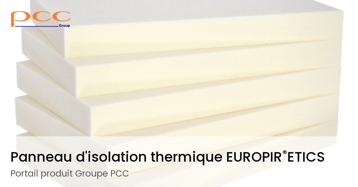Panneau EUROPIR®ETICS pour l'isolation thermique des murs λD=0,023 W ...