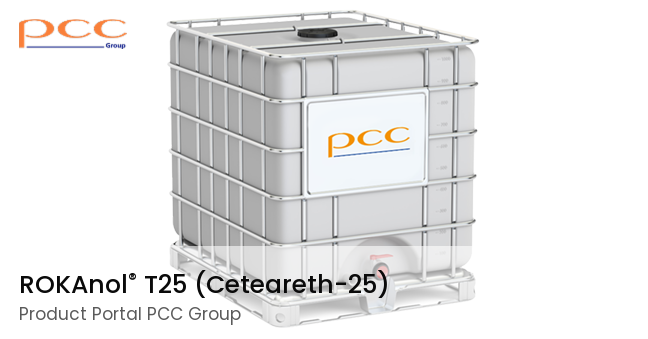 ROKAnol® T25 (Ceteareth-25) - Product Portal of the PCC Group