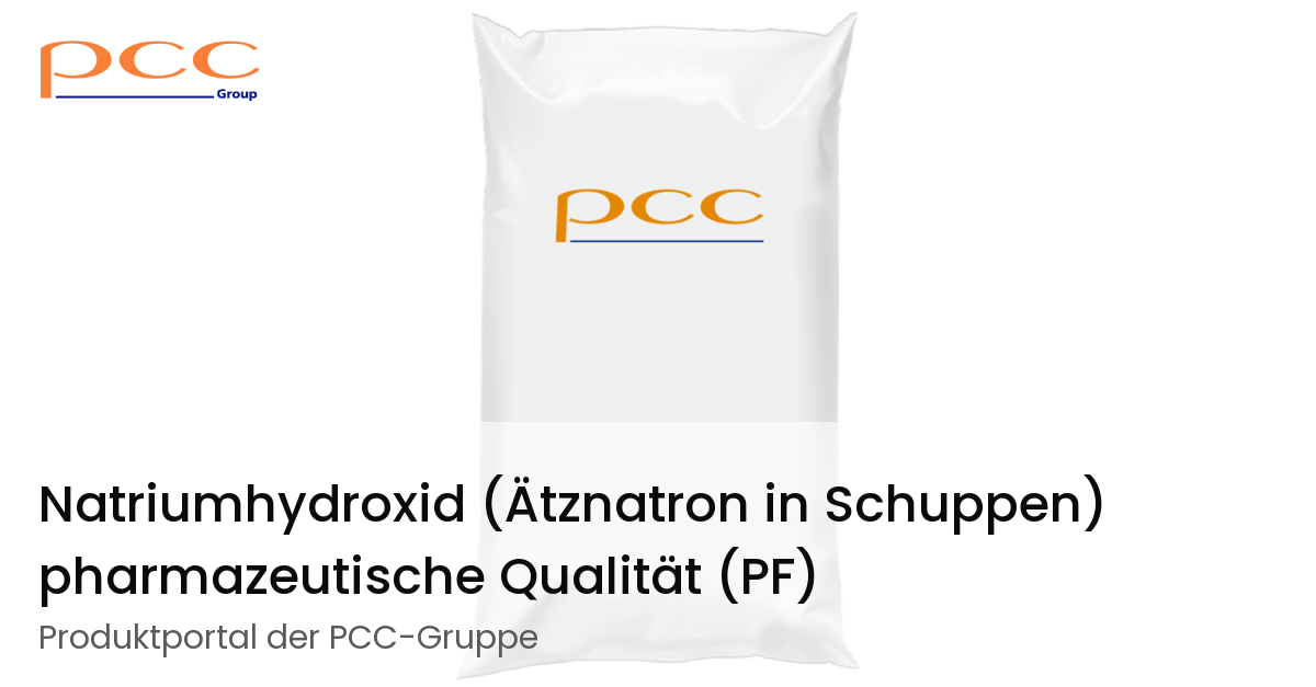 Natriumhydroxid (Ph. Eur.) - Pharma-Qualität - (Ätznatron in Schuppen ...