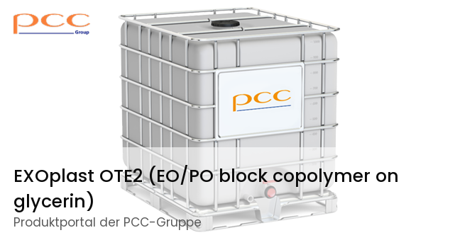 EXOplast OTE2 – Verlängerung der Offenzeit von Lacken. PCC-GRUPPE