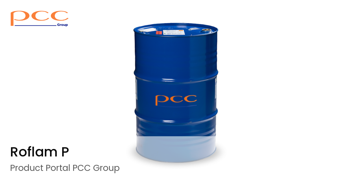 Roflam P - TCPP - halogen flame retardant - PCC Group