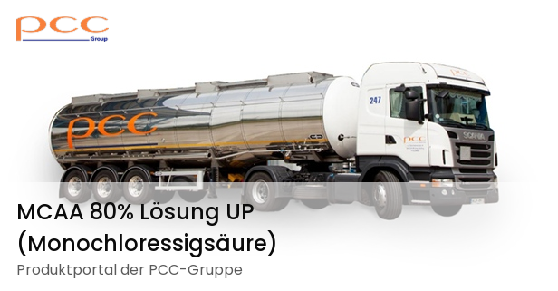 Monochloressigsäure - MCAA - sehr sauber 80% - PCC Gruppe