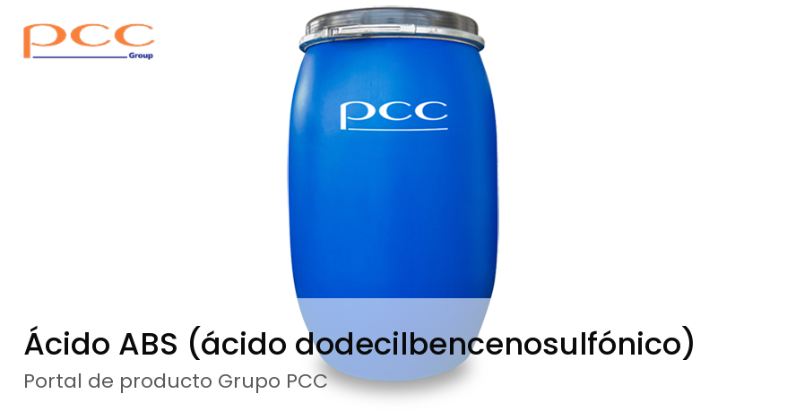 Ácido dodecilbenceno sulfónico -ABS - Portal de productos del grupo PCC
